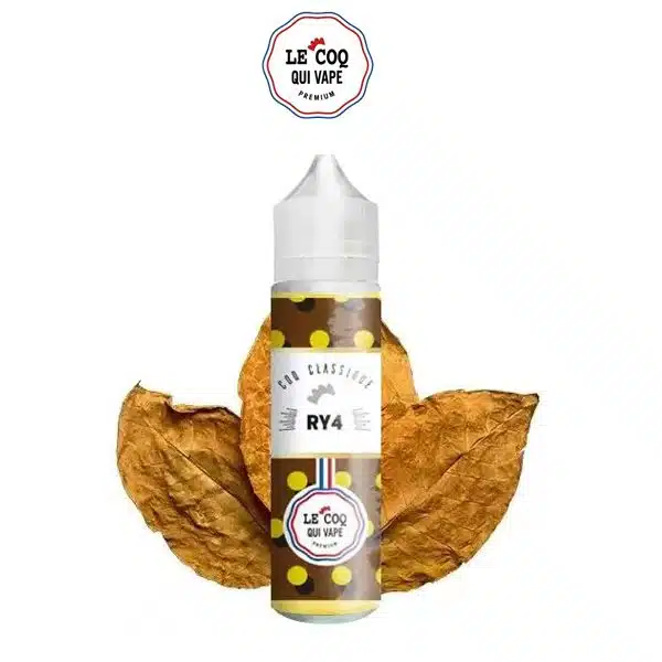 E-liquide Classic RY4 Le Coq Qui Vape 50ml, eliquide RY4 Français 50ml