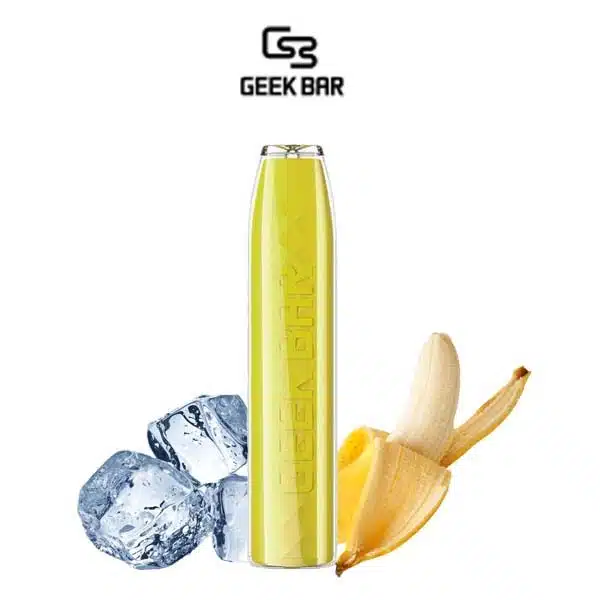 Kit Jetable Banana Ice Geek Bar, puff saveur banane fraîche