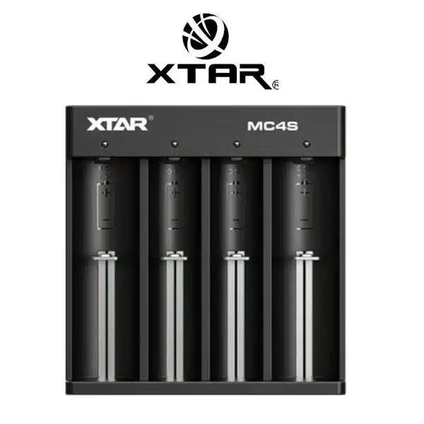 Chargeur accus MC4S XTAR - Chargeur quatre accus cigarette électronique