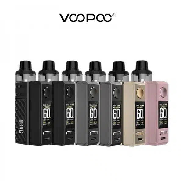 Kit Drag E60 Voopoo - Kit cigarette électronique Drag E60 Voopoo