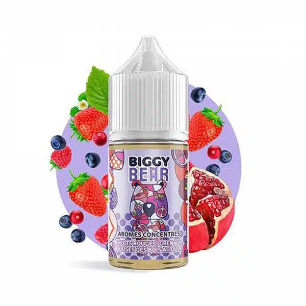 Concentré Fruits Rouges Grenade Fraises 30ML Biggy Bear - Saveurs ...