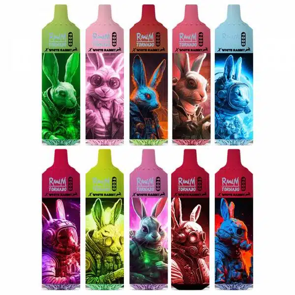 Puff Jetable Tornado RandM 9000 Puff White Rabbit : La Révolution du ...