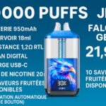 AeroX 32K JNR, 32000 Puffs Rechargeable | Écran LED | 21,99€