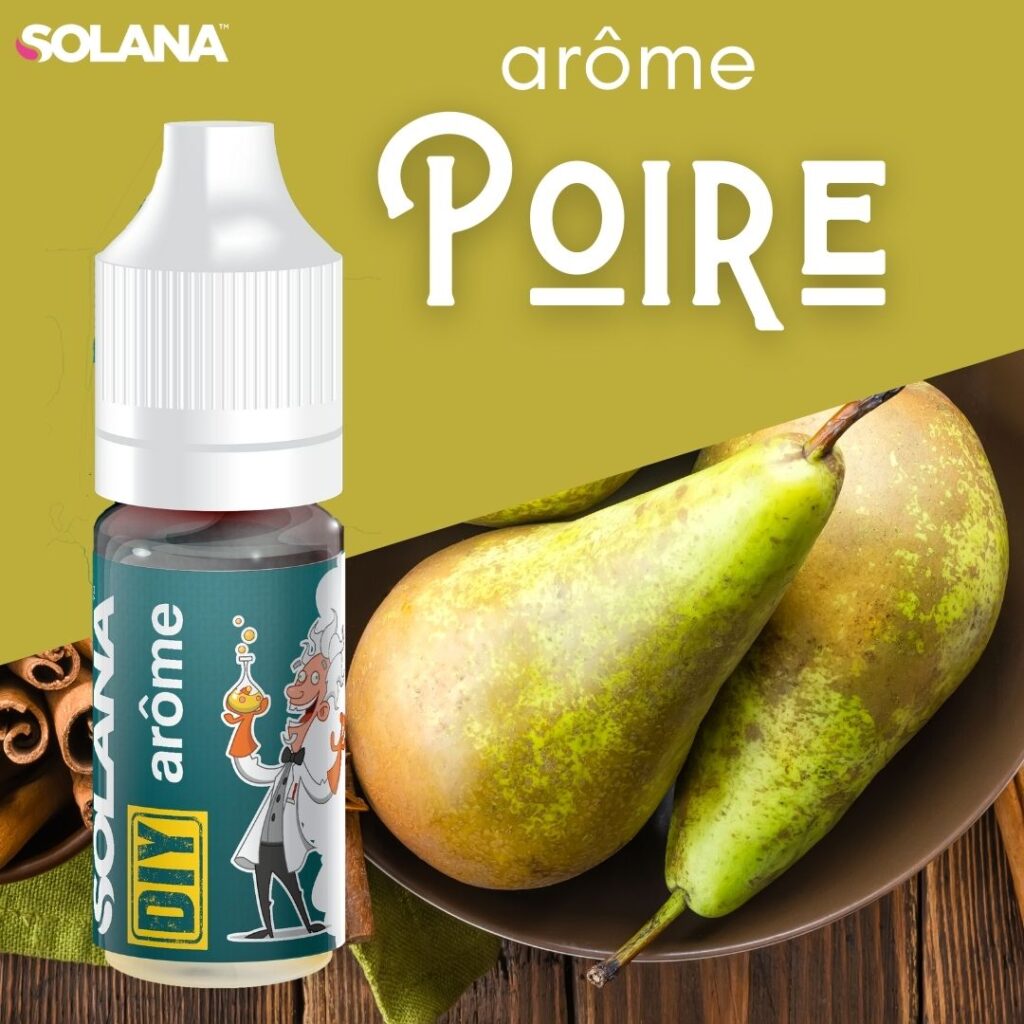 Arôme Concentré Poire 10ml - Solana | DIY Fruité Verger